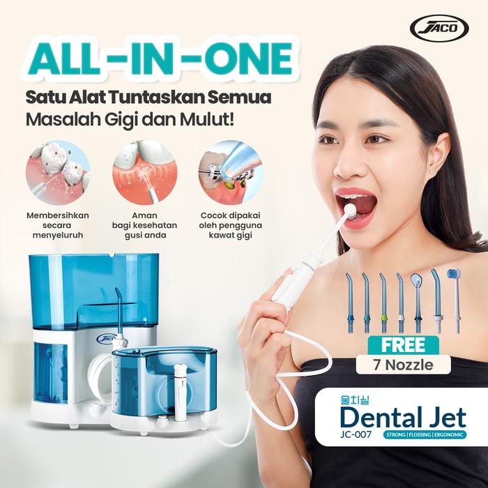Promo Jaco Dental Jet Floss Water Flosser Pik Semprotan Gigi Oral Irigator - Jakarta Utara ...
