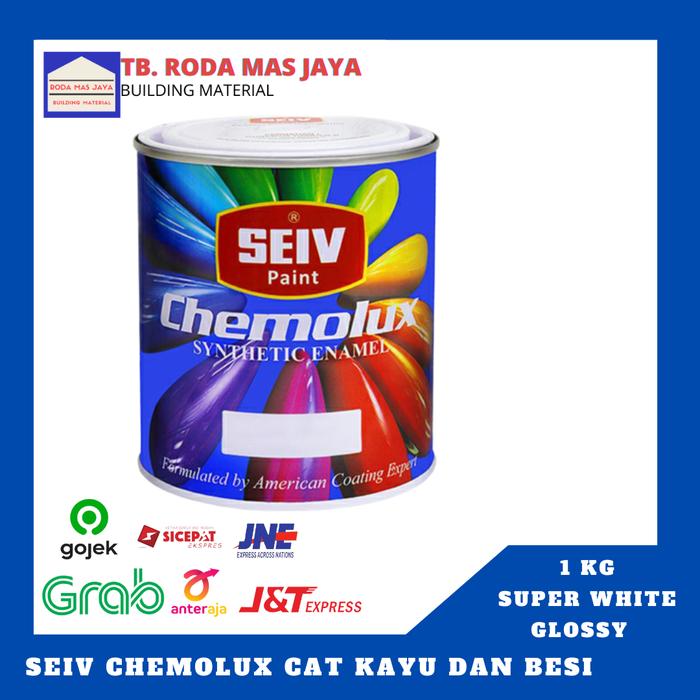 Jual Cat Kayu/Cat Besi/Seiv Chemolux Super White/Putih Glossy - Kota ...