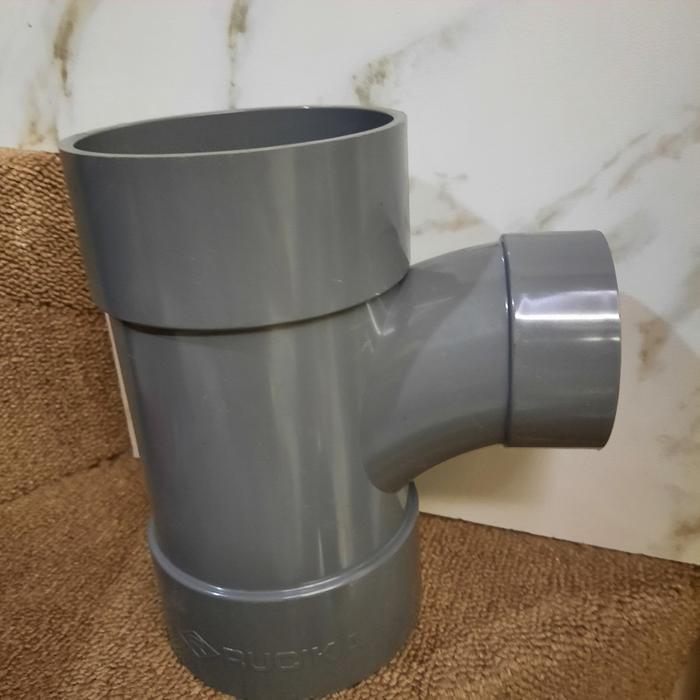 Jual large radius Tee T 3" x 2" 90° Tee Y 3x2 90° PVC RUCIKA D ...