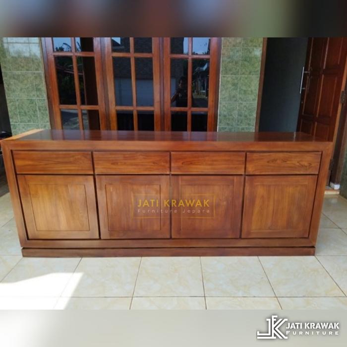 Jual Meja buffet minimalis kayu jati - buffet meja tv kabinet minimalis ...