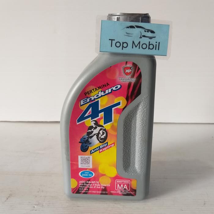 Jual Oli mesin Pertamina Enduro 4T 0,8 Liter JASO MA/API SL SAE 20W-50 - Jakarta Timur - Top ...