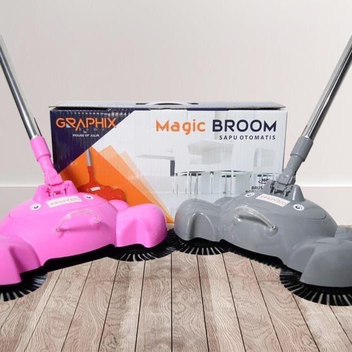 Jual Graphix Magic Broom / sapu otomatis tanpa listrik - grey - Jakarta ...