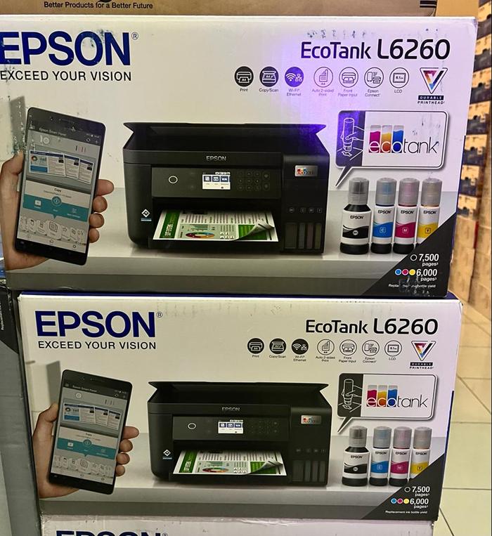 Jual PRINTER Epson EcoTank L6260 A4 Wi-Fi Duplex Ink Tank / Epson L6260 ...