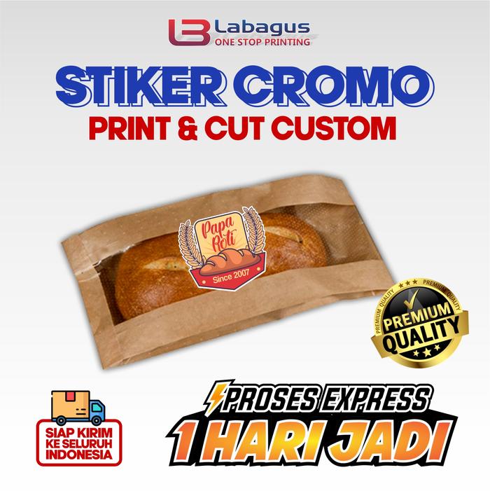 Jual Cetak Stiker Label Chromo/HVS A3+ CUTTING /Cetak Label Kemasan ...