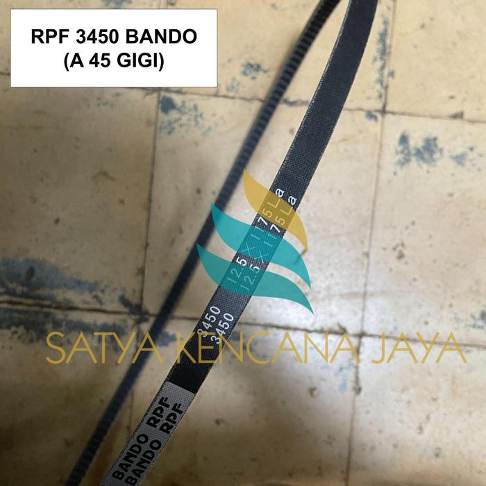Jual V-BELT RPF 3450 (A 45 GIGI) BANDO FAN BELT TALI KIPAS - Kota Surabaya - Satya Kencana Jaya ...