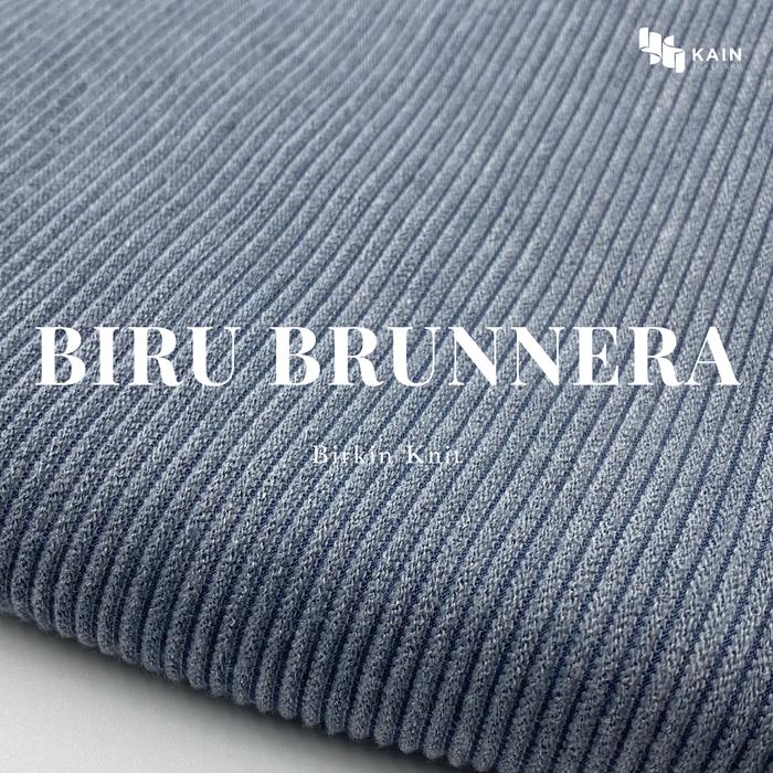 Jual Bahan Kain Birkin Knit per 0,5 kg - Biru brunnera - Kota Bandung ...