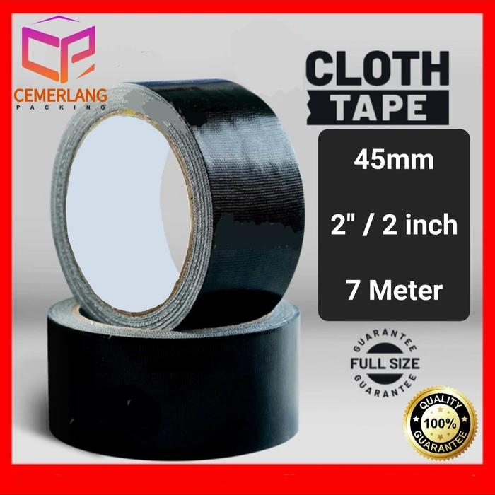 Jual Lakban Isolasi Kain Jilid Linen Cloth Tape 2 inch 2" 45mm x 7m ...