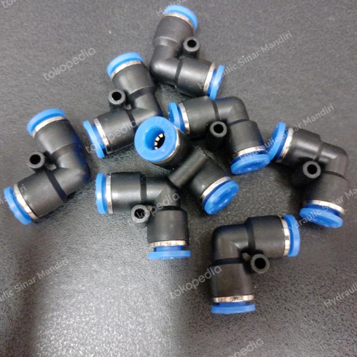 Jual PUL 06-00 HPC Fitting Angin Elbow selang 6mm - Jakarta Barat ...