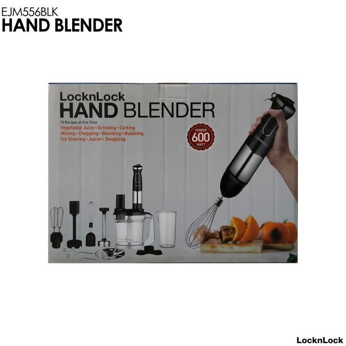 Jual Locknlock Hand Blender Mixer 12 Pcs Lock N Lock Ejm556Blk ...