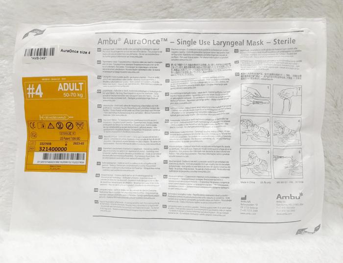 Jual Ambu® - LMA AuraOnce™ Disposable Laryngeal Mask Size 4 Adult ...