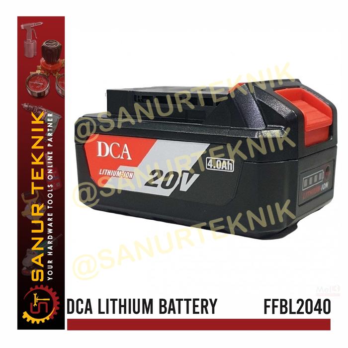 Jual DCA FFBL2040 LITHIUM BATTERY Baterai Batrai 20V 4.0AH 4AH 4 AH ...