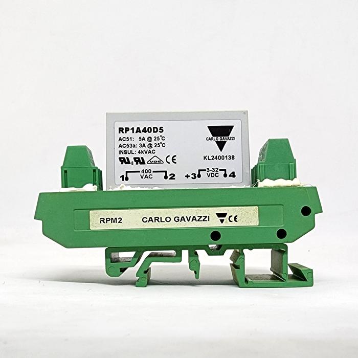 Jual Carlo Gavazzi RP1A40D5 Solid State Relay DIN-Rail Adapter, RPM2 ...