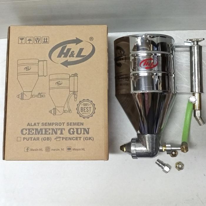 Jual H&L Cement Gun Alumunium Model Pencet Semprot /Kamprot semen ...