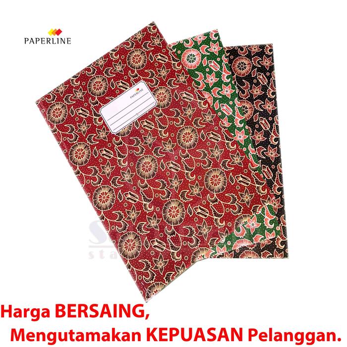 Jual Buku Hard Cover Paperline Folio Isi 300 Lembar / Buku F4 Ppl ...