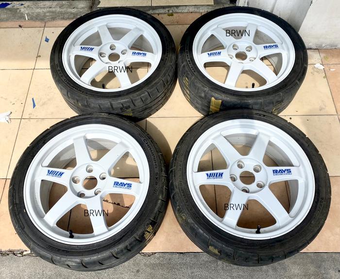 Jual Velg Rays TE37 OG R18 Set 2 Supercopy Innova Civic Vw Golf ...