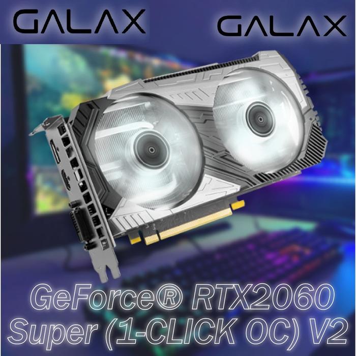 Jual GALAX Nvidia Geforce RTX 2060 V2 SUPER 8GB DDR6 1Click OC DUAL FAN ...