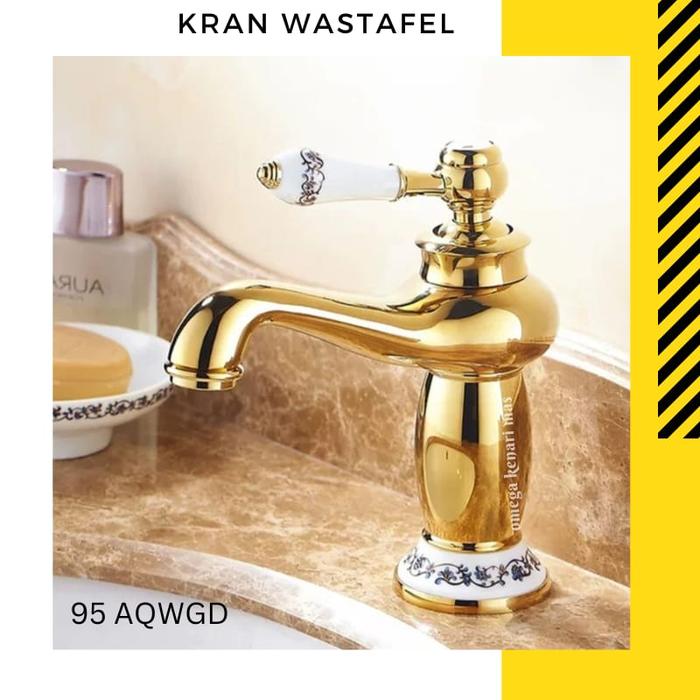 Jual KRAN WASTAFEL CUCI TANGAN PANAS DINGIN MIXER GOLD EMAS ANTIK CLASIC - Jakarta Pusat - Omega ...