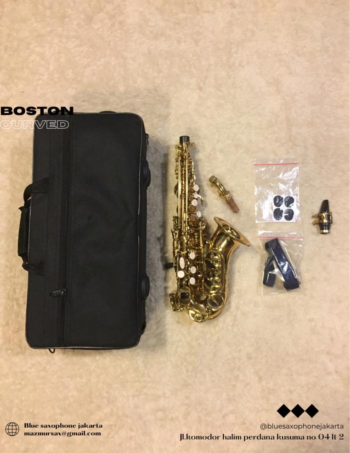 Jual SAXOPHONE SOPRANO CURVED BABY SAXOPHONE BOSTON MULUS - Jakarta ...