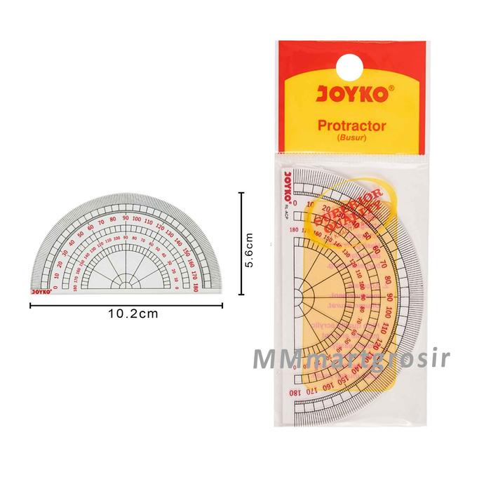 Promo Joyko Ruler Set / 1 Set Penggaris Busur / Garisan Joyko / Alat ...