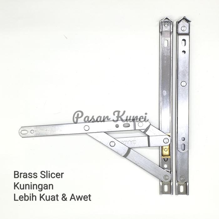 Jual Engsel Jendela Casement Friction Stay Stainless Kuningan Brass ...