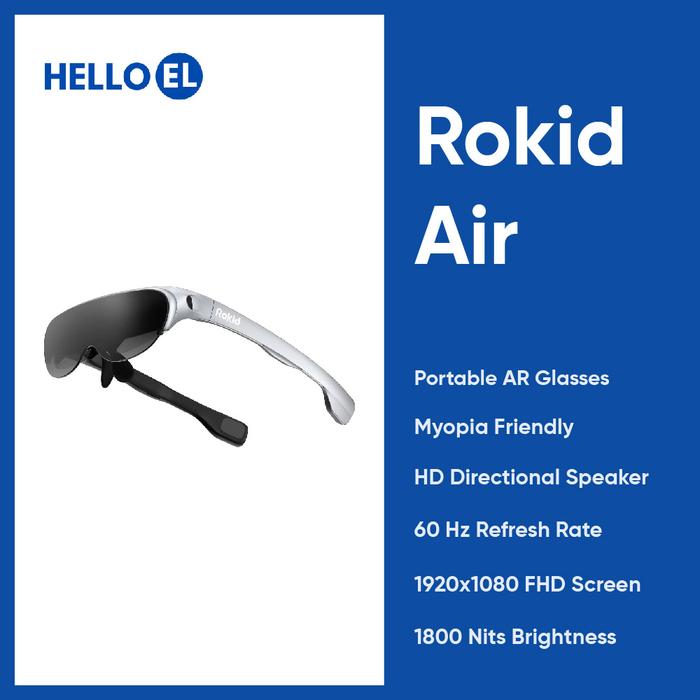 Jual Rokid Air AR Glasses 1080 OLED Display Kacamata AR - Kota Tangerang Selatan - Hello El ...