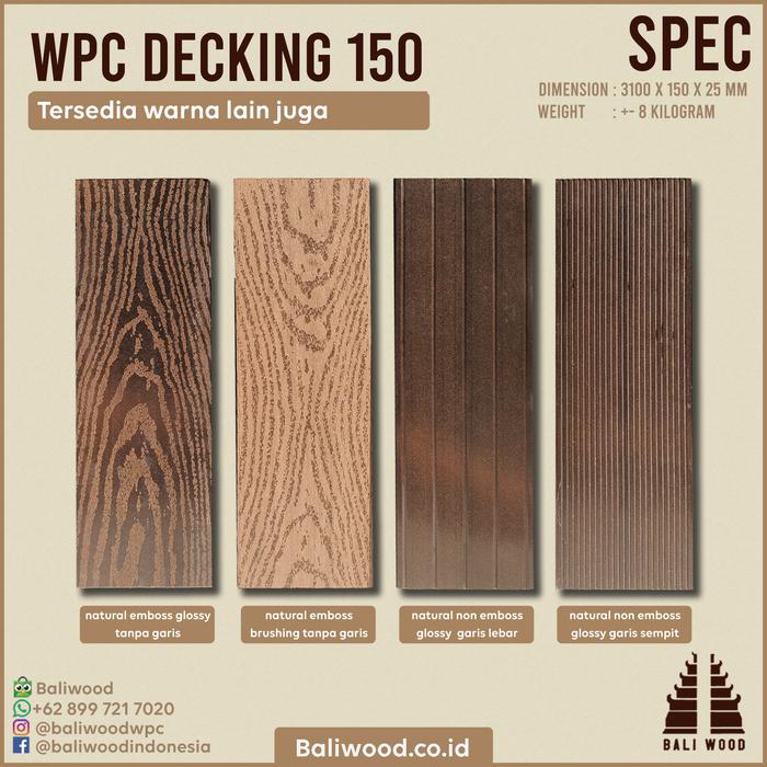 Jual decking WPC termurah langsung dari pabrik bisa pemasangan lantai ...