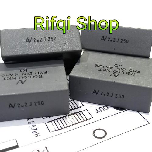 Jual Kapasitor MKT 2u2 2.2uF Kemet R60 coupling bagus - Kab. Bekasi - Rifqi Shop | Tokopedia