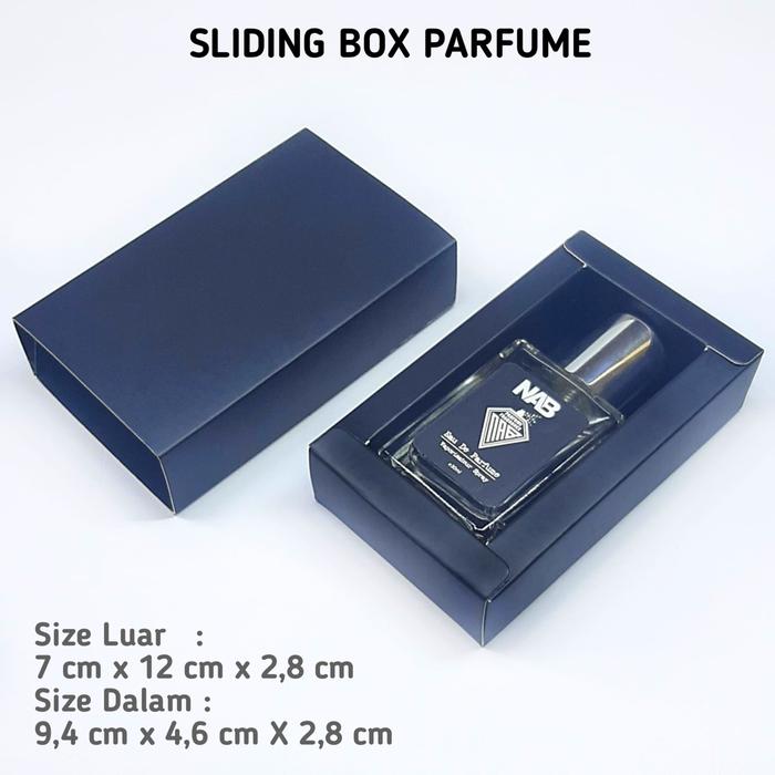 Jual BOX PARFUM SLIDING | BOX KEMASAN PARFUM BOTOL KOTAK 30ML - HITAM ...