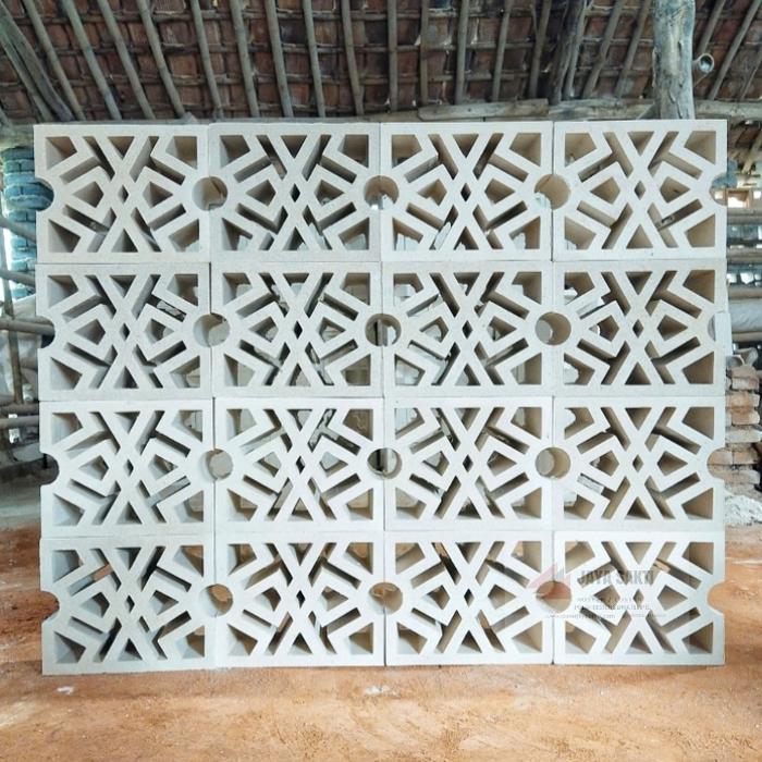 Jual Roster beton,loster putih,roster motif spyder - merah gravel ...