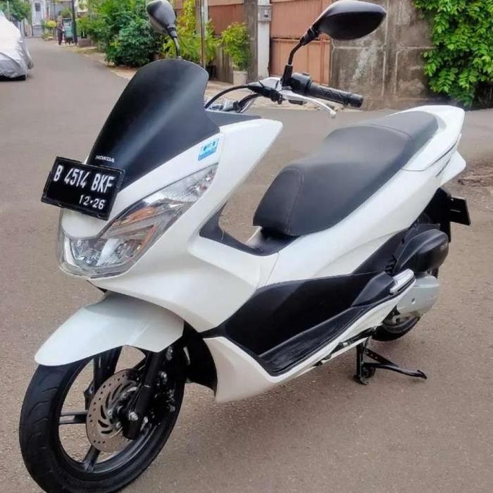 Jual cover set full body halus putih PCX 150 cbu led ori orisinil AHM ...