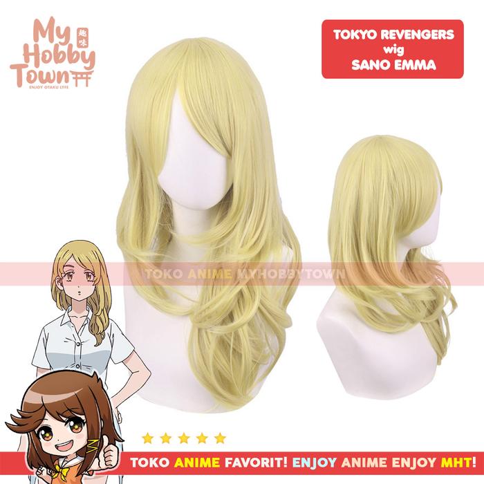 Jual Wig Cosplay Anime Tokyo Revengers : Sano Emma Rambut Palsu - Kab ...