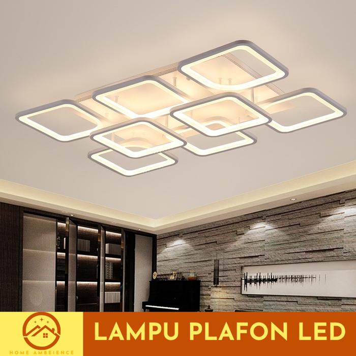 Promo Lampu Plafon Atap Rumah LED Minimalis Modern Elegan Remot Kontrol ...