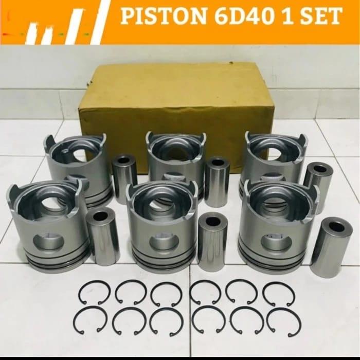 Jual piston set mitsubishi 6D40 MERK IZUMI. 1 SET ISI 6 PC - Jakarta ...