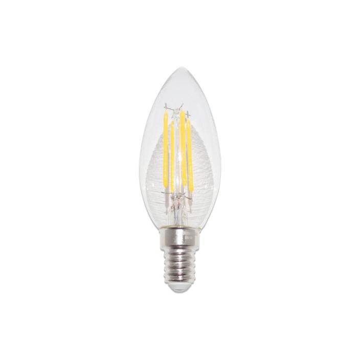 Promo Lampu LED Candle Filament B35 5W 2700K 220V E14 Dimmable ...