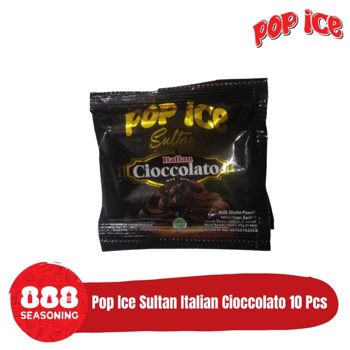 Jual POP ICE SULTAN ITALIAN CIOCCOLATO FLAVOUR 10 SACHET - Kota ...