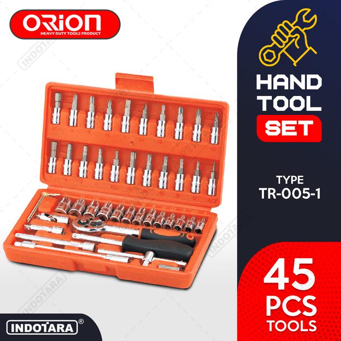Jual Hand Toolset / Tool Kit Set / Toolkit Toolbox Orion - TR005-1 ...