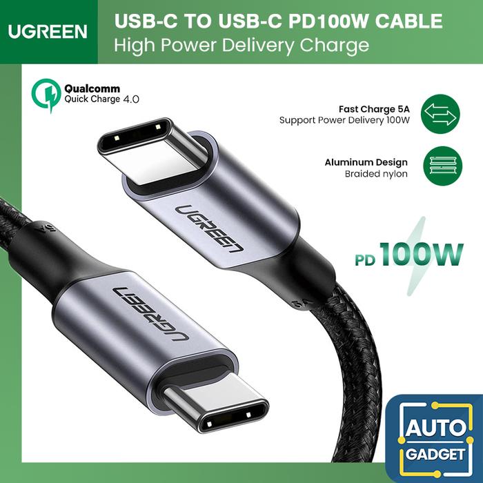 Jual UGREEN Type C To Type c Power Delivery PD 100W Kabel Data Cable ...