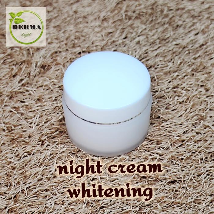 Jual DERMA LIGHT krim wajah / night cream whitening glow & anti aging ...