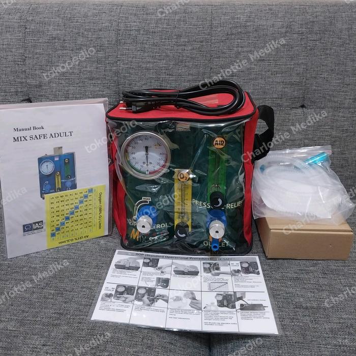 Jual Mixsafe Infant Blending Resuscitator / Neopuff Portable Mixsafe ...