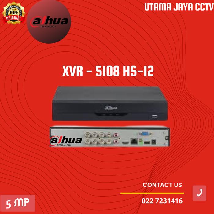 Jual DVR XVR Dahua 8 Channel Up To 5MP 5108HS-12 AI Wizsense - Kota ...