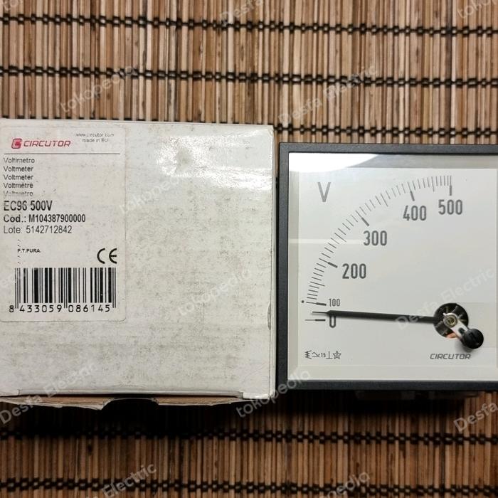Jual Voltmeter Circutor Size 96 x 96 500 Volt ac Original - Jakarta Pusat - Desfa Electrical ...