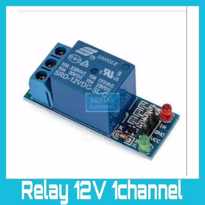 Jual 12V RELAY 1 CHANNEL MODULE FOR ARDUINO STM32 RASPY LOW LEVEL ...