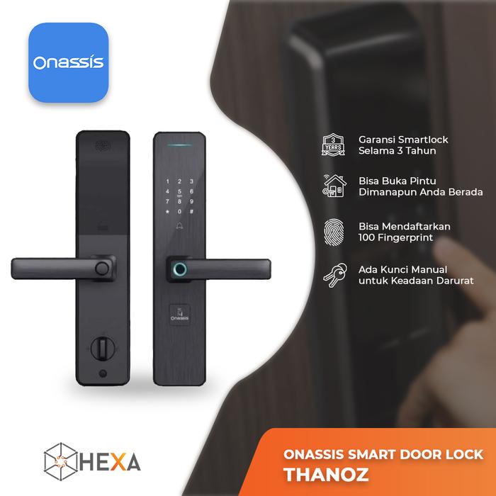 Jual Onassis Smart Door Lock Thanoz - Kota Bandung - Hexa Plus | Tokopedia