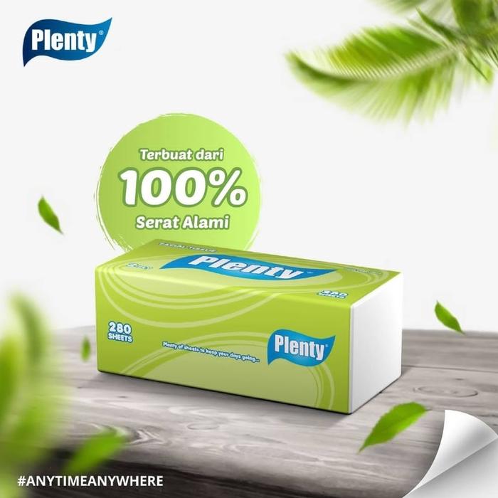 Promo Plenty Facial tissue Softpack Green 280sh - Jakarta Barat ...