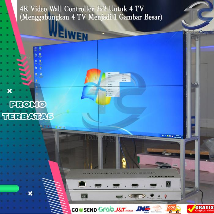Jual 4K HDMI Videowall Controller 2x2 (Menggabungkan 4 TV jadi video wall) - Jakarta Pusat ...