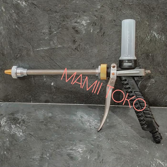 Jual Water jet gun sprayer tabung sabun Spray gun Semprotan air pompa ...
