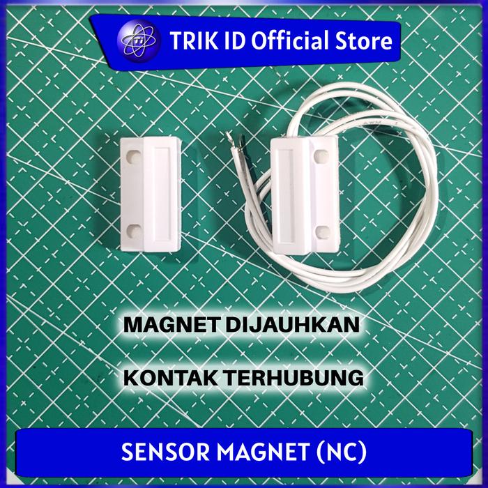 Jual Sensor Pintu Magnet (NC) Magnetic Door Switch Normally Close ...
