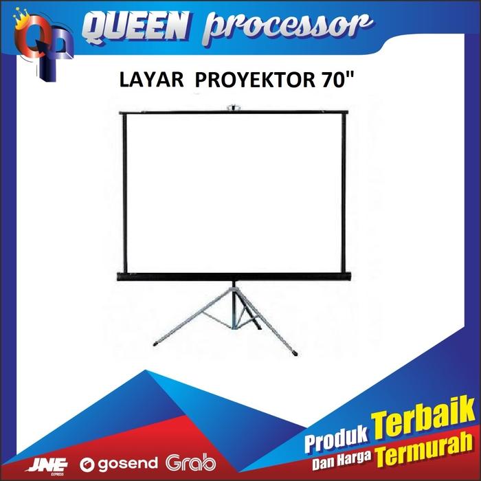 Jual TRIPOD SCREEN PROJECTOR / LAYAR PROYEKTOR 70 INC - Jakarta Pusat ...