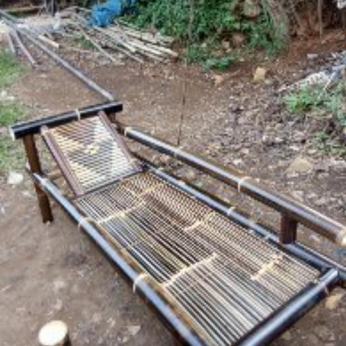 Jual kursi bale bambu hitam donasi pejatenshelter - Kota Depok ...