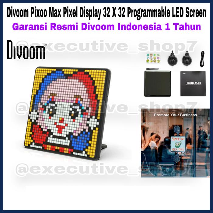 Jual Divoom Pixoo Max Pixel Display 32 X 32 Programmable LED Screen - Kota Pekanbaru - Executive ...